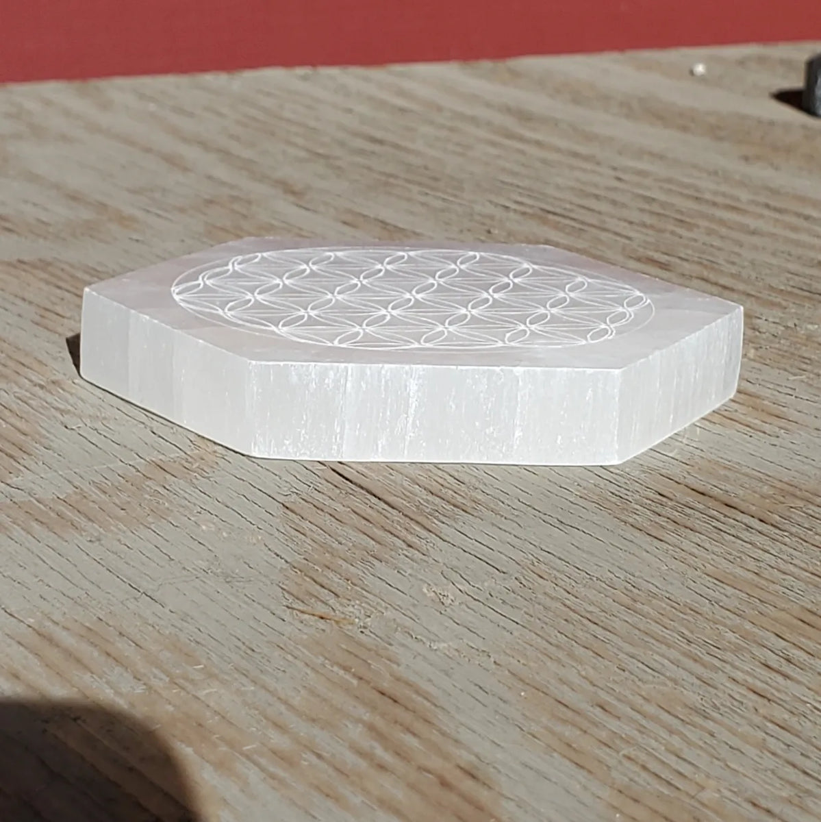 Natural Satin Spar Selenite plate – Colorado Crystal Connections